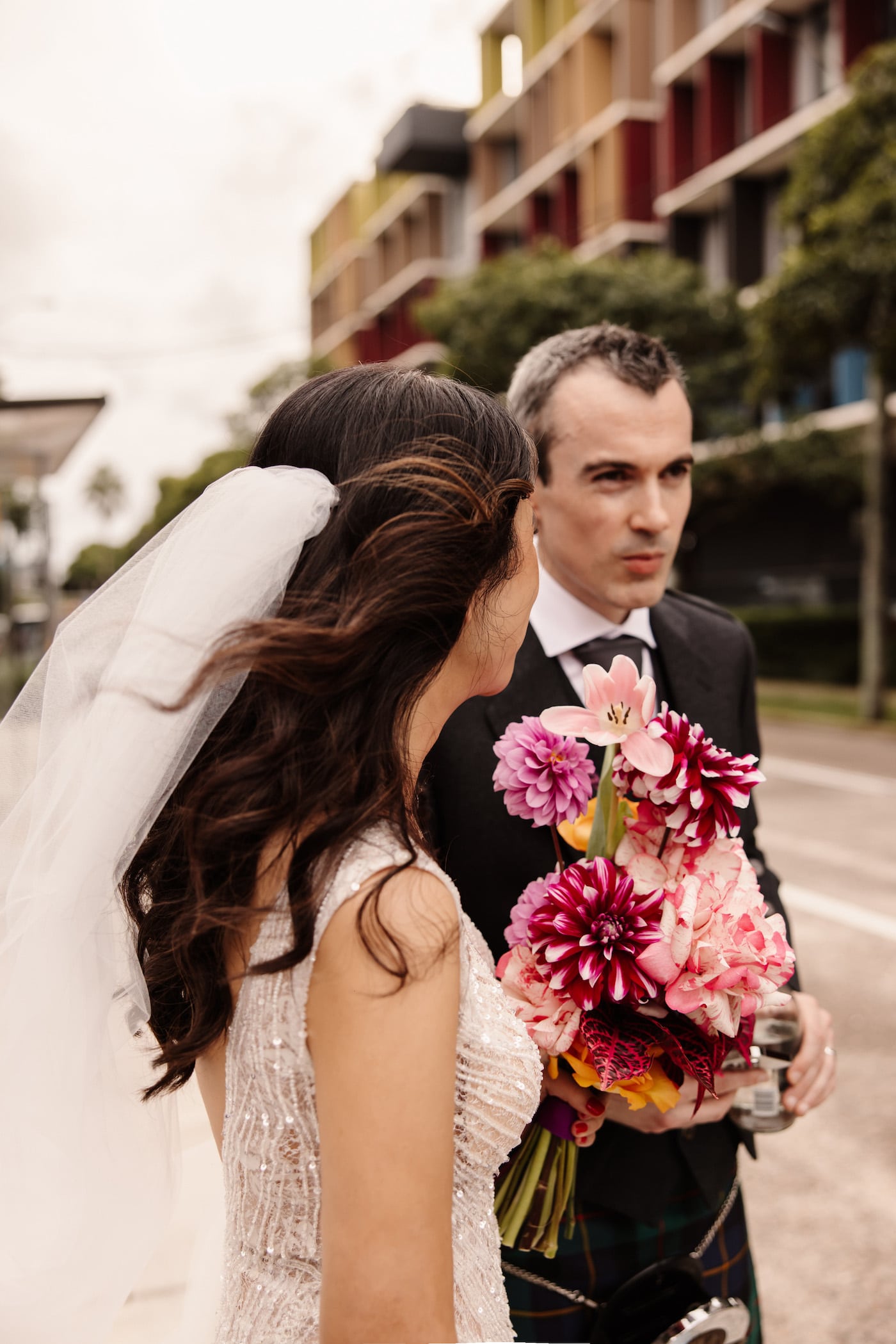 A modern wedding in Sydney with crazy colour and a unique vibe.