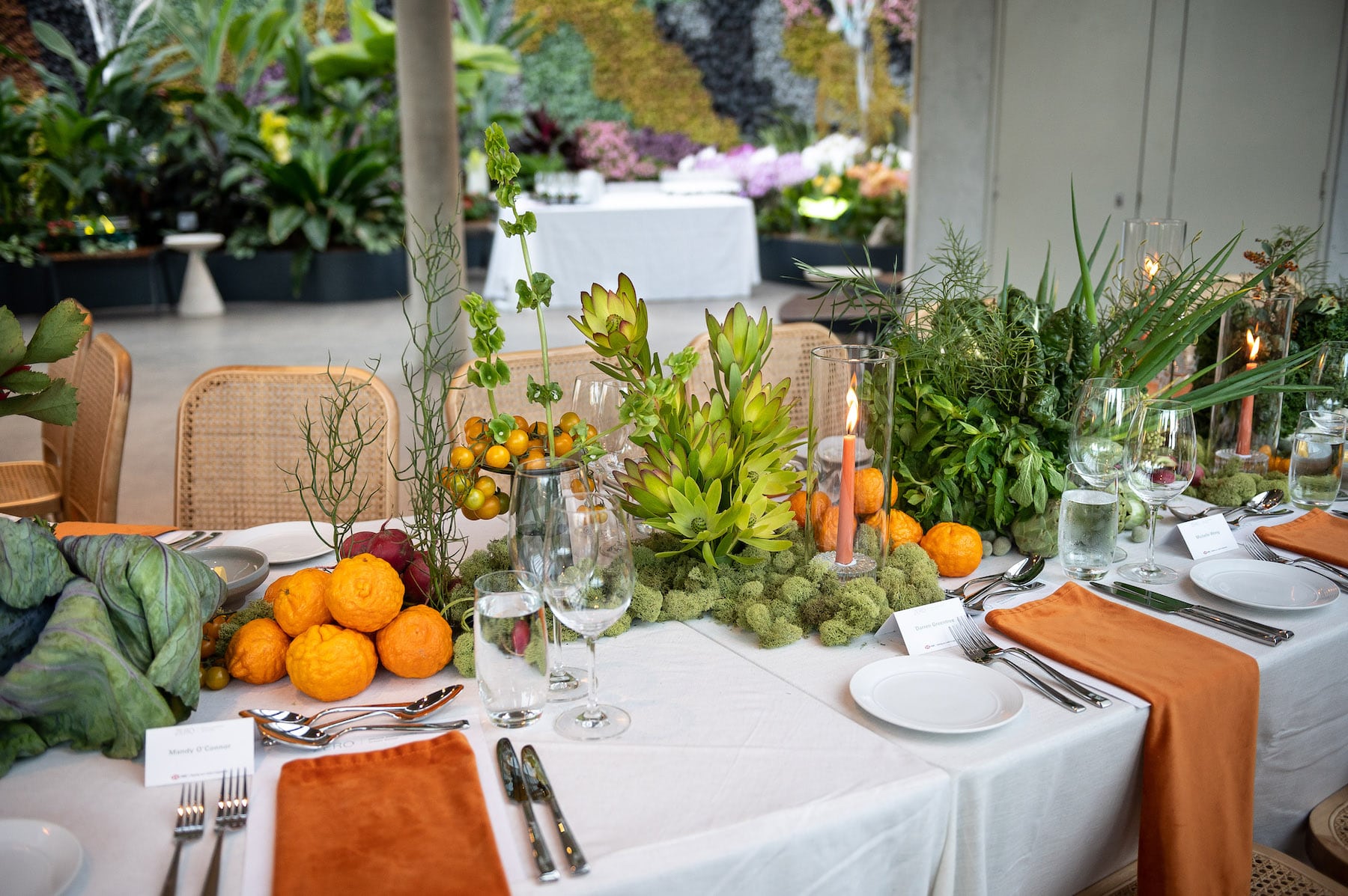 A stand-out sustainable corporate event stylist