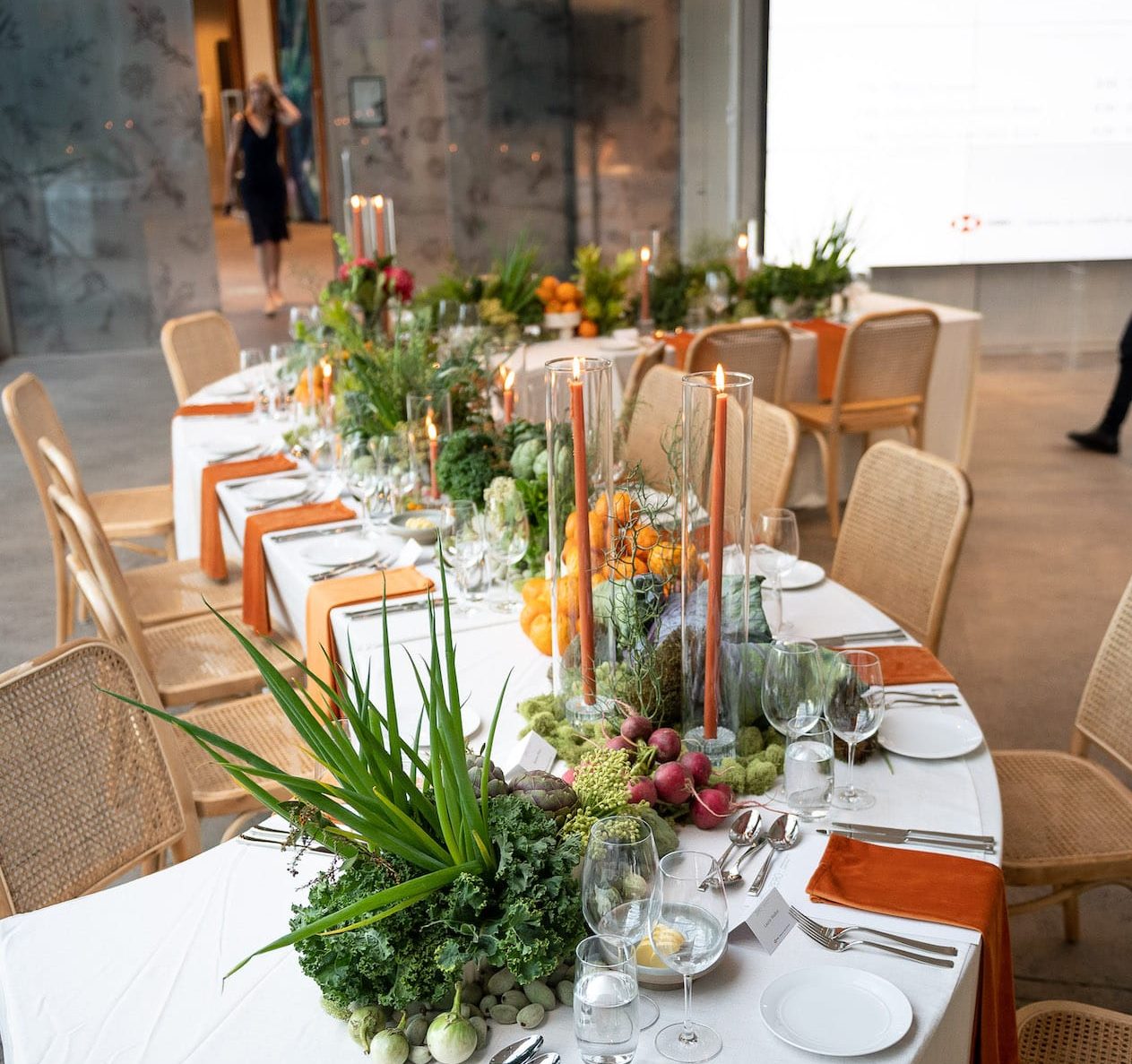 A stand-out sustainable corporate event stylist