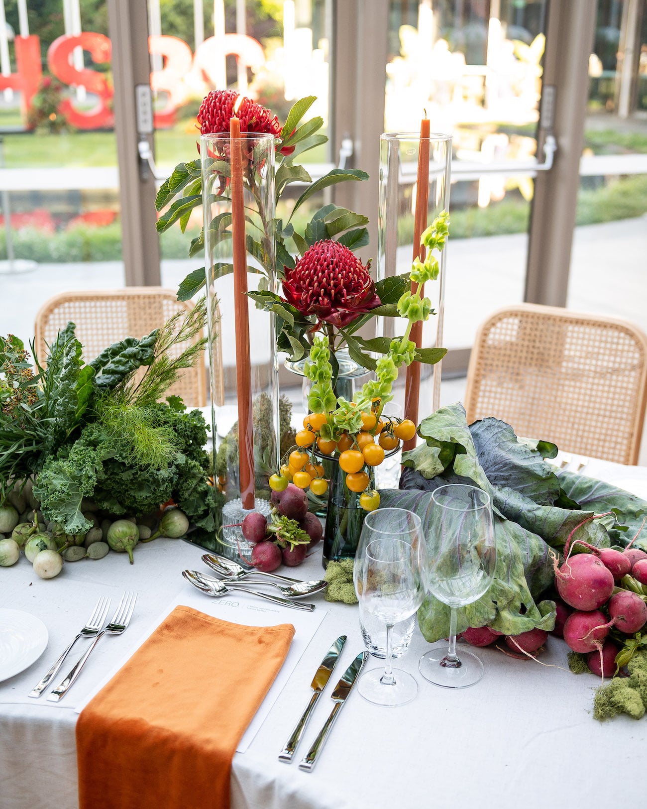 A stand-out sustainable corporate event stylist