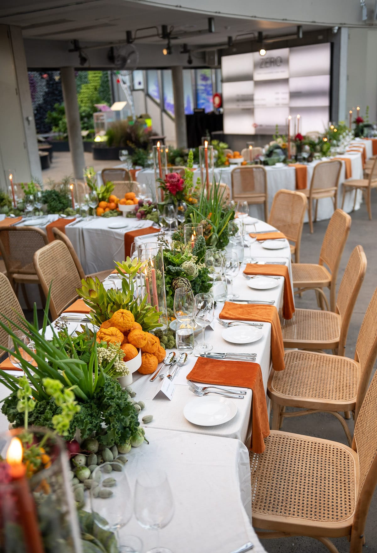 A stand-out sustainable corporate event stylist